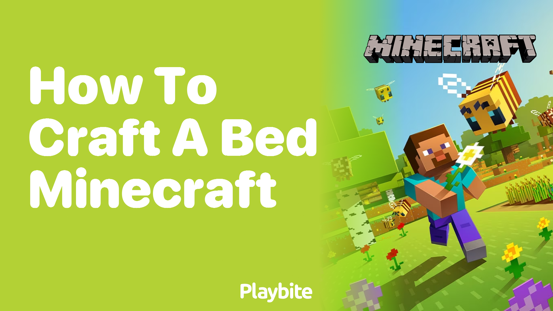 How to Craft a Bed in Minecraft - Playbite