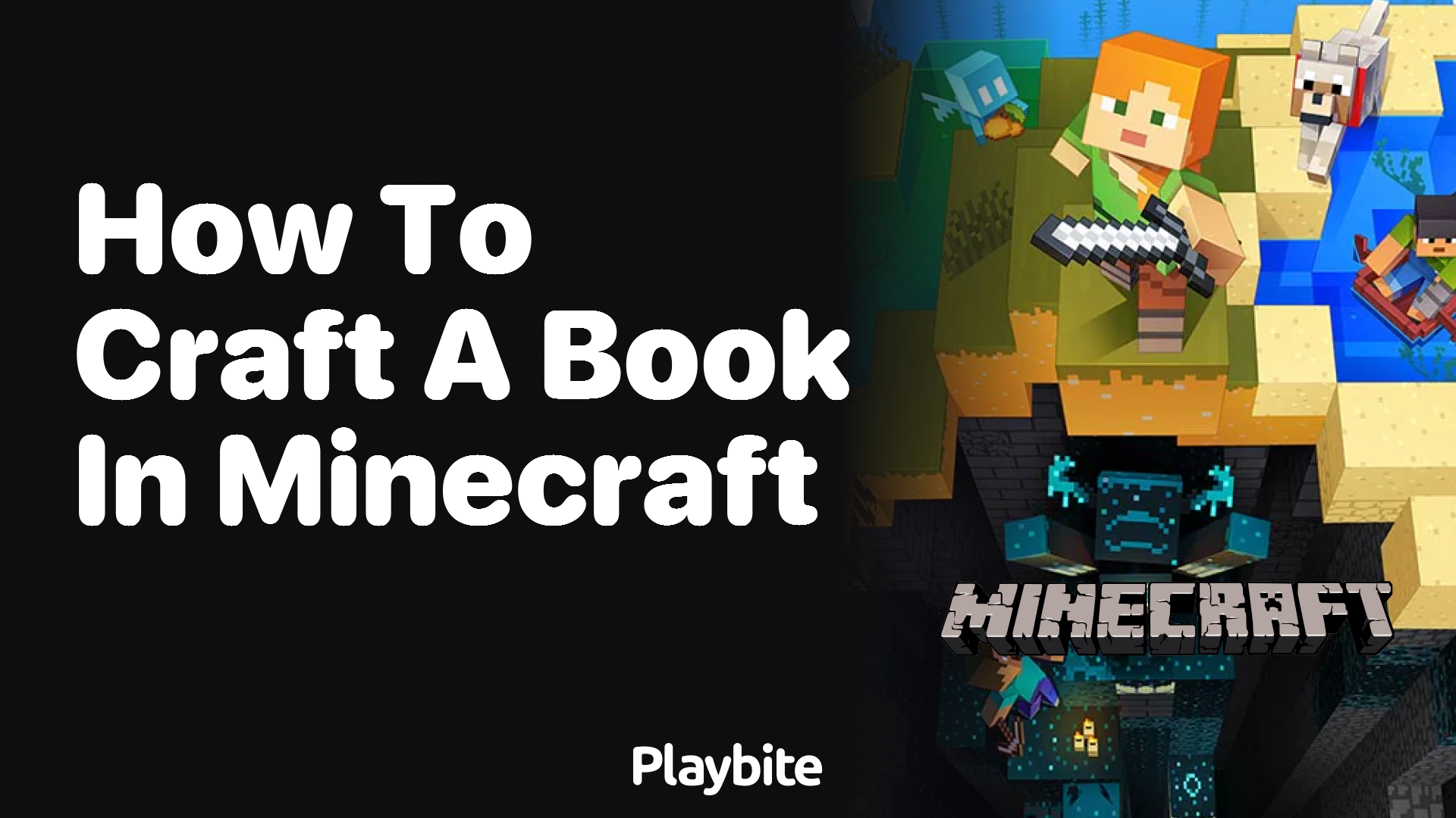 How to Craft a Book in Minecraft - Playbite