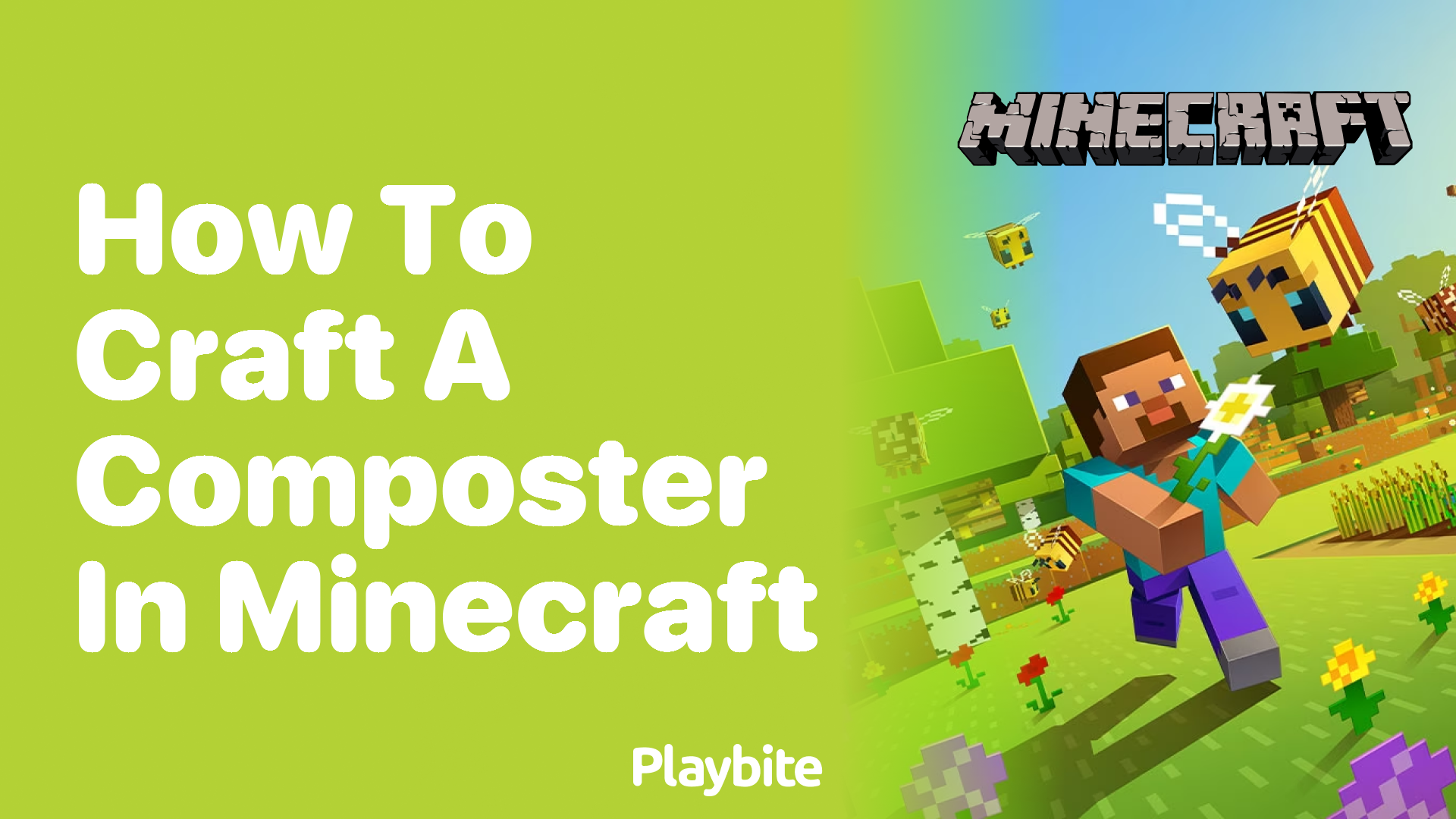 How to Craft a Composter in Minecraft - Playbite