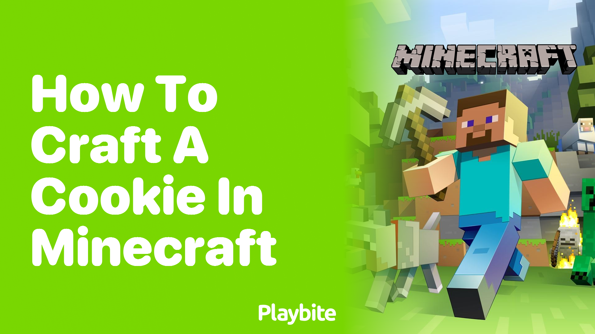 How to Craft a Cookie in Minecraft - Playbite