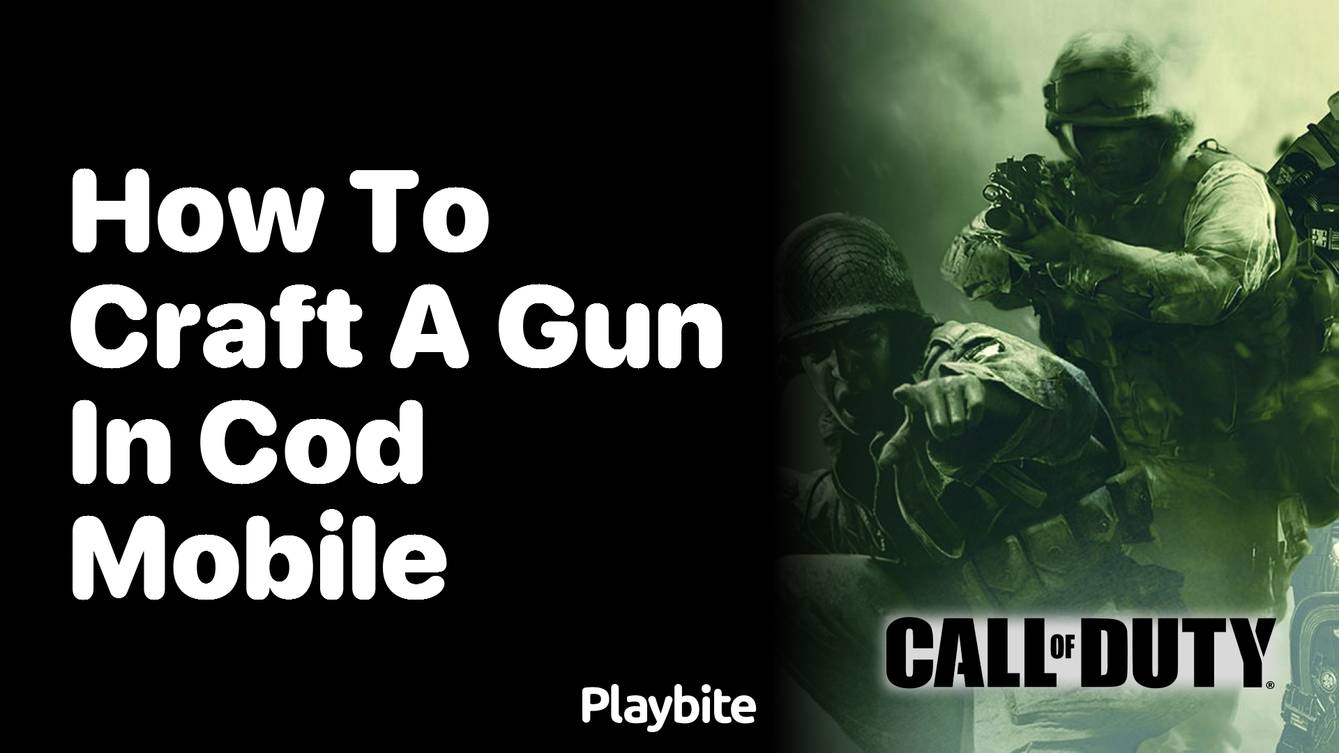 How to Craft a Gun in COD Mobile: Unlocking Your Firepower - Playbite