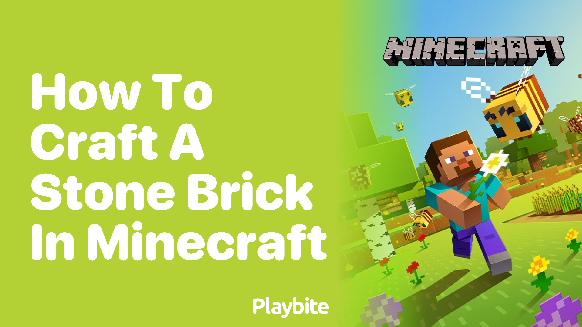 How to Craft a Stone Brick in Minecraft - Playbite
