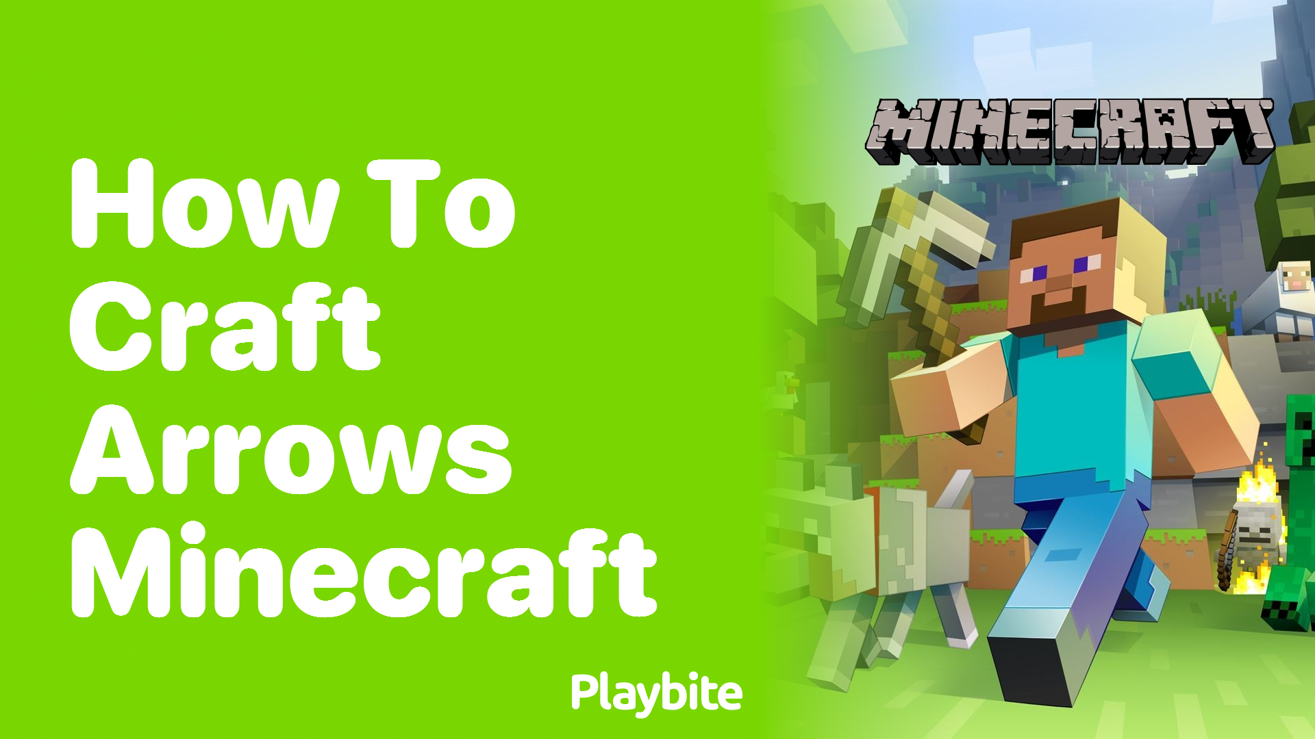 How to Craft Arrows in Minecraft - Playbite