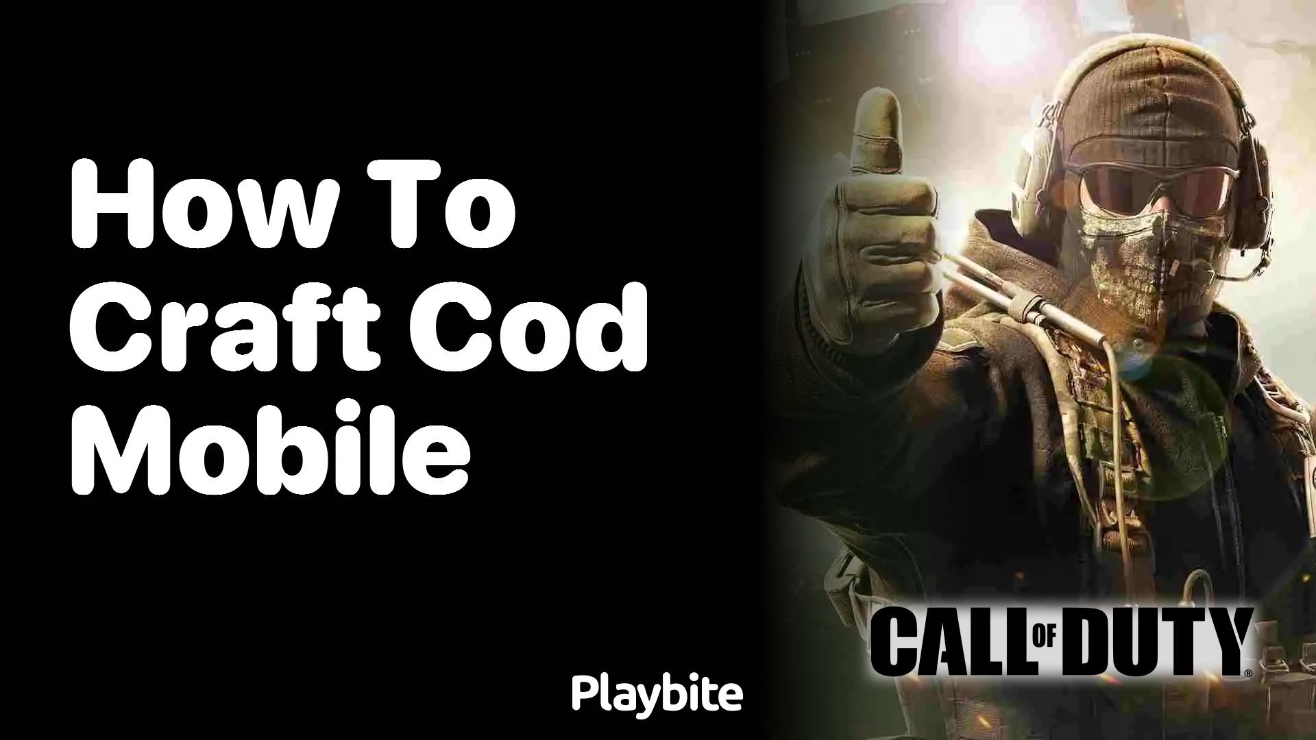 How to Craft in CoD Mobile: A Simple Guide - Playbite