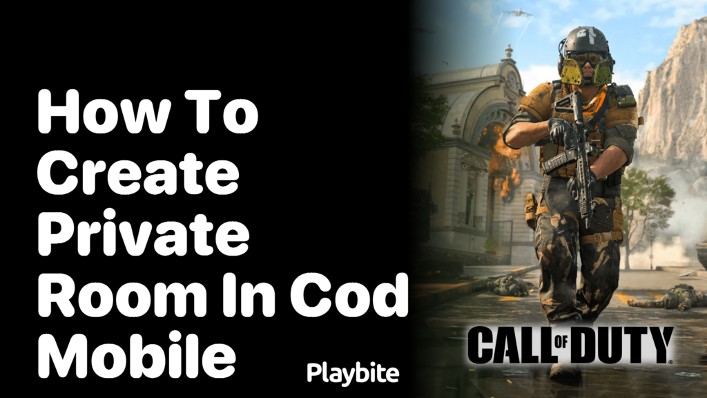 How to Create a Private Room in COD Mobile - Playbite
