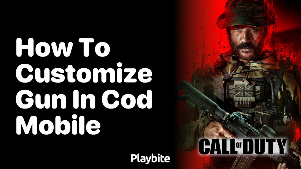 How to Customize Your Gun in COD Mobile - Playbite