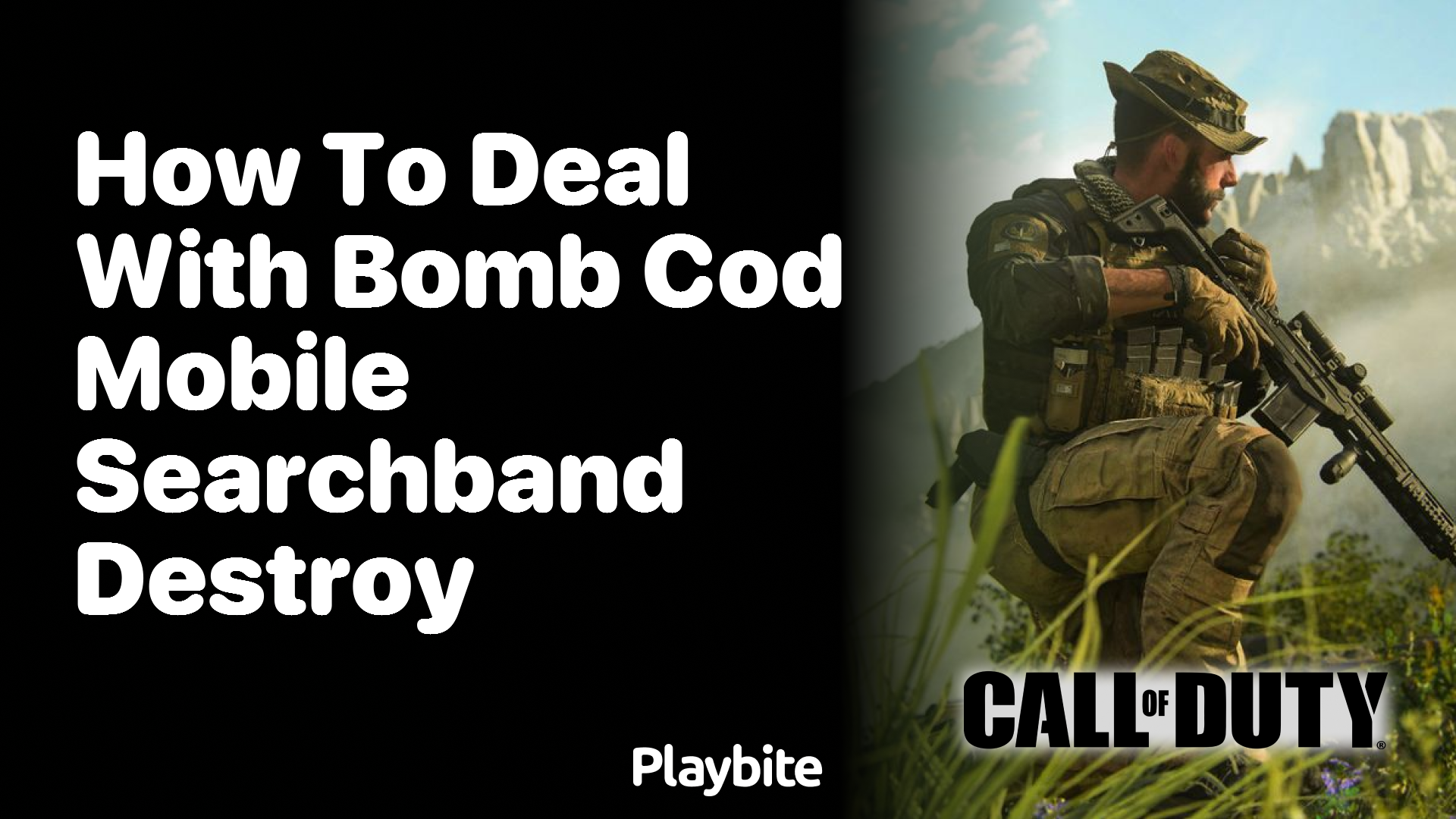 How to Deal with the Bomb in COD Mobile Search and Destroy - Playbite