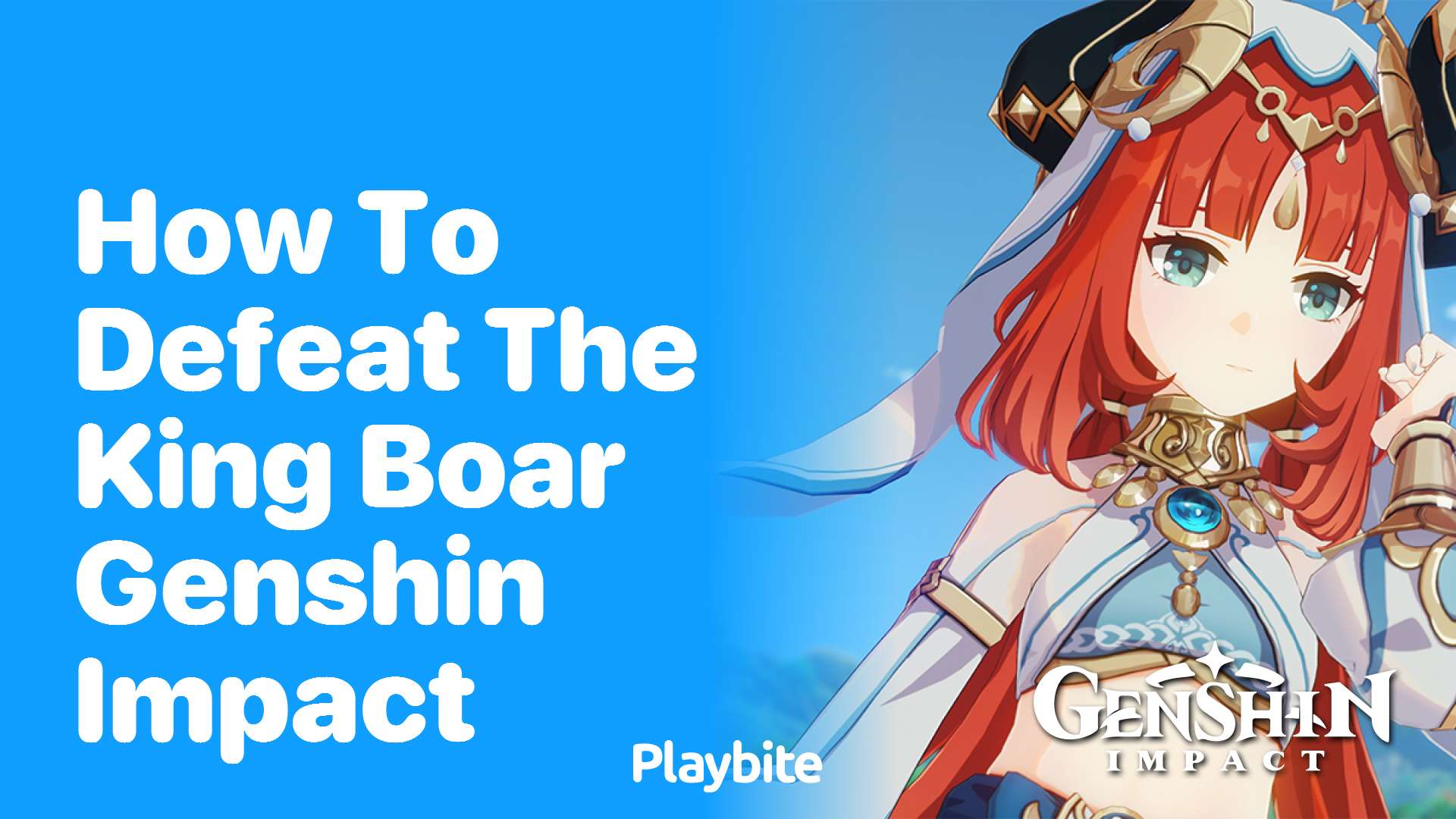How to Defeat the King Boar in Genshin Impact - Playbite