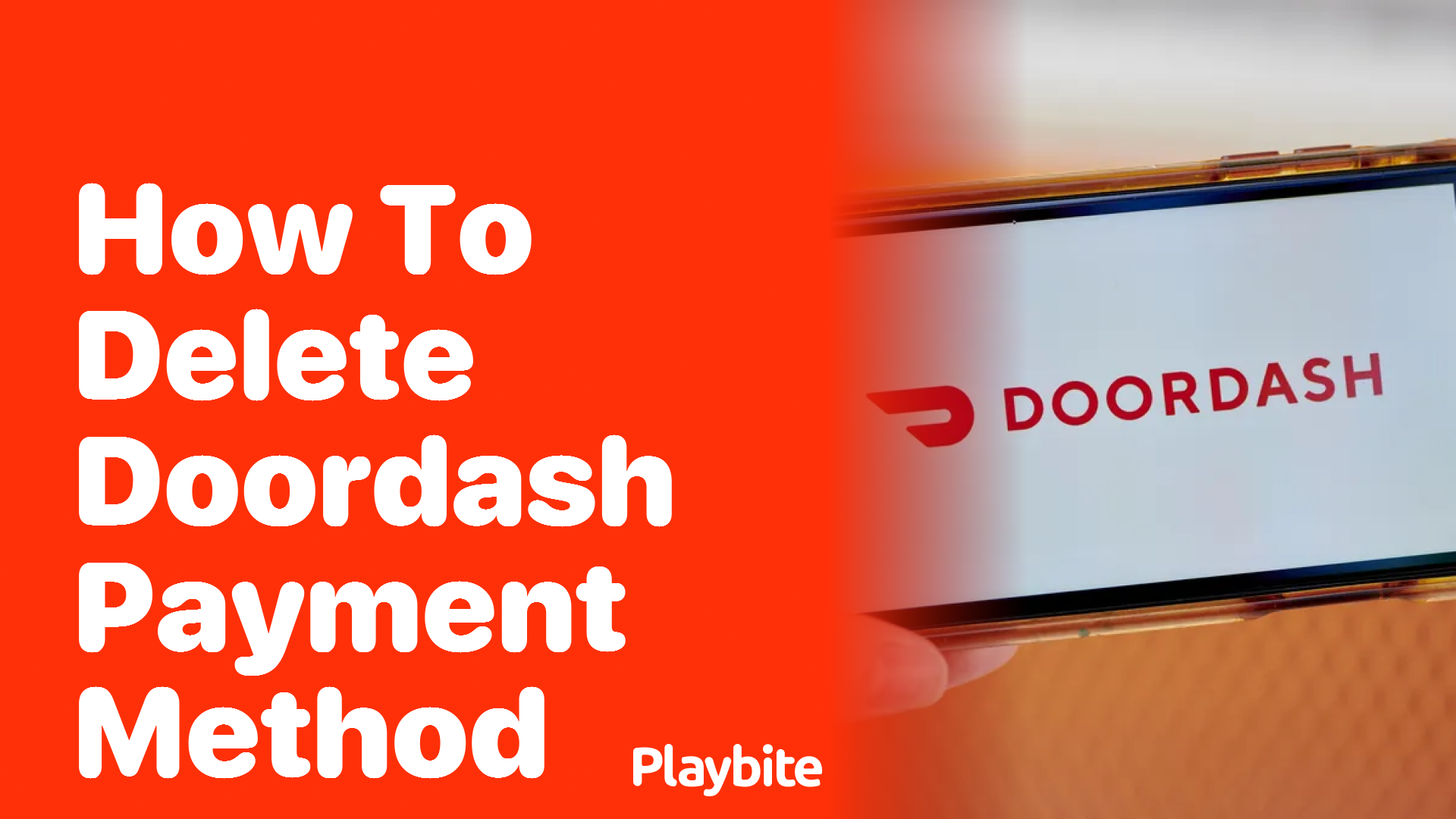 How to Delete a DoorDash Payment Method - Playbite