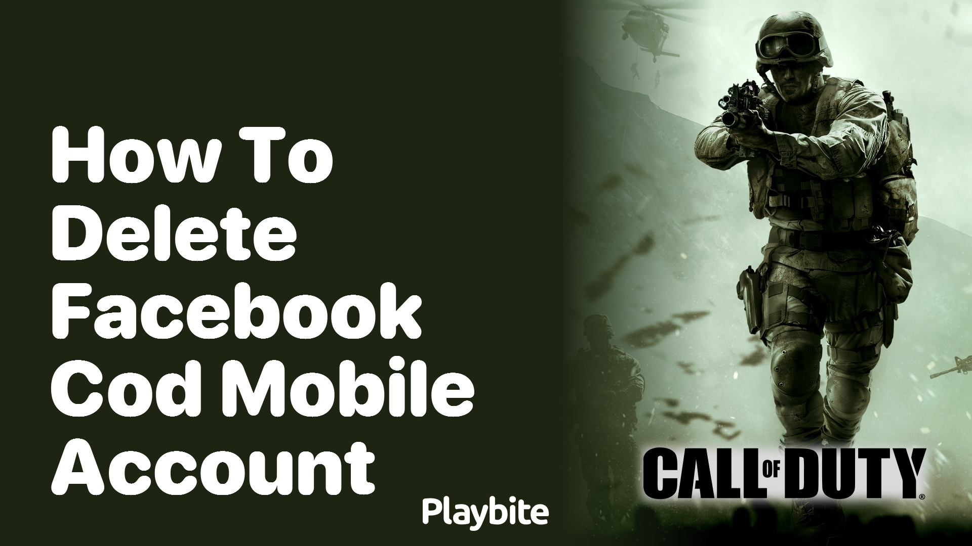 How to Delete Your Facebook COD Mobile Account - Playbite