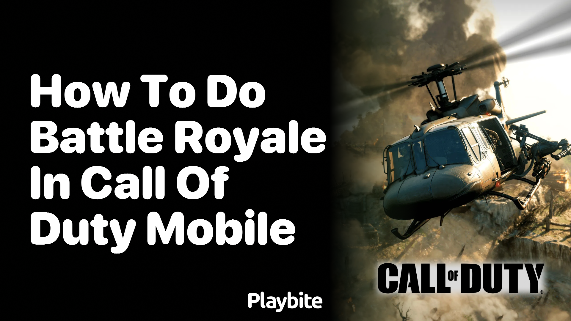 How to Do Battle Royale in Call of Duty Mobile - Playbite