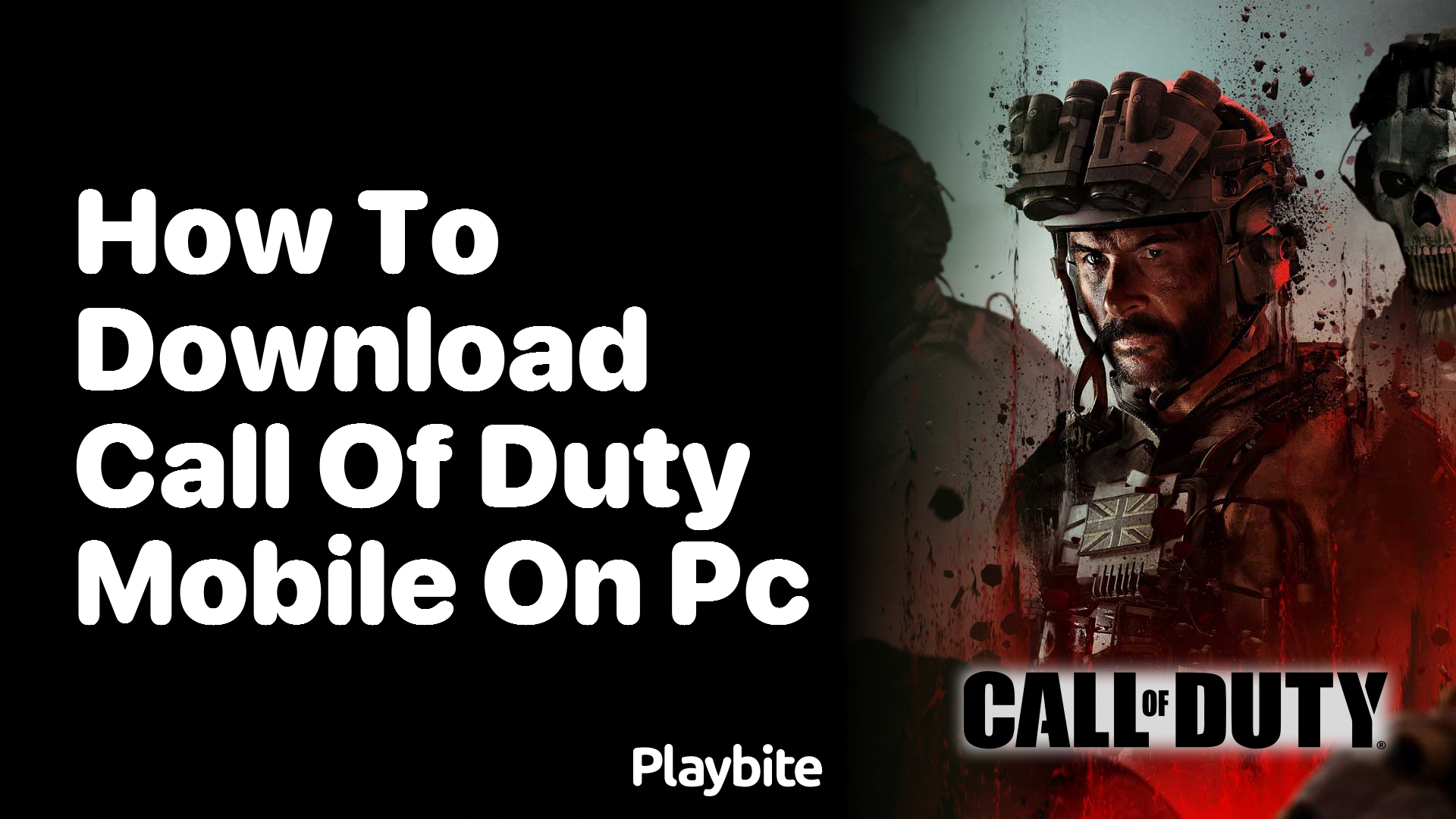 How to Download Call of Duty Mobile on PC - Playbite