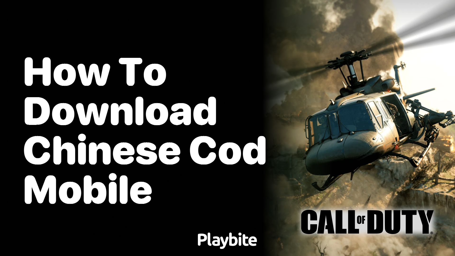 How to Download Chinese COD Mobile - Playbite