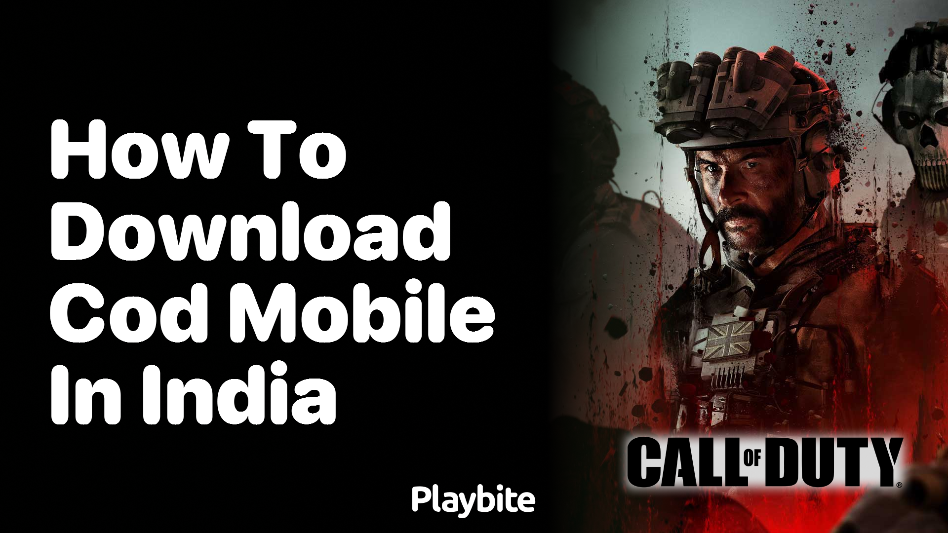How to Download COD Mobile in India - Playbite