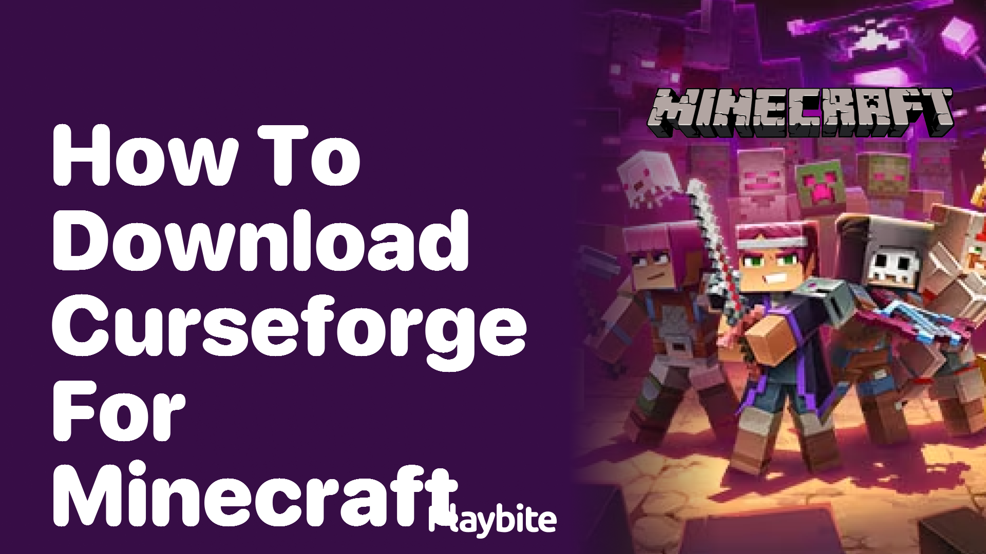 How to Download CurseForge for Minecraft - Playbite