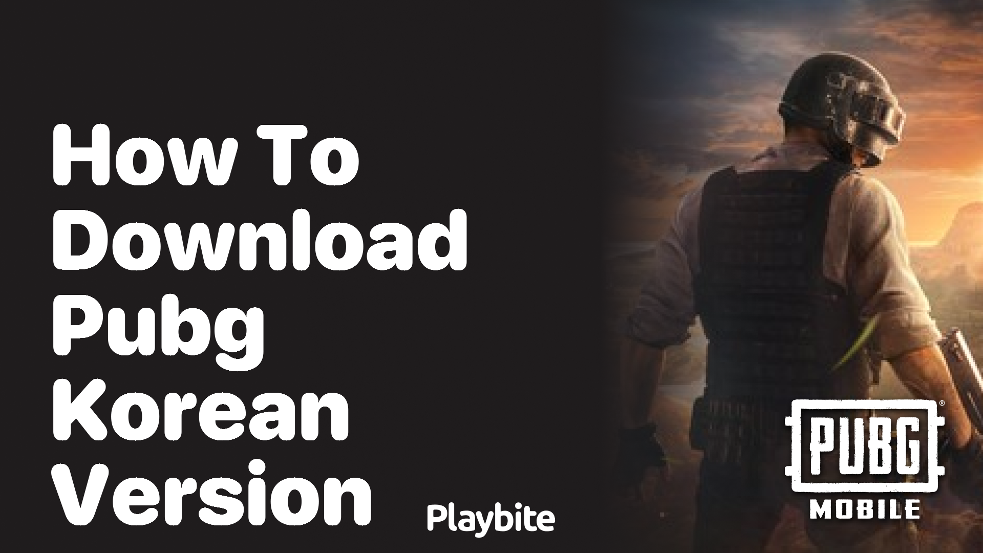 How to Download PUBG Korean Version: A Simple Guide - Playbite