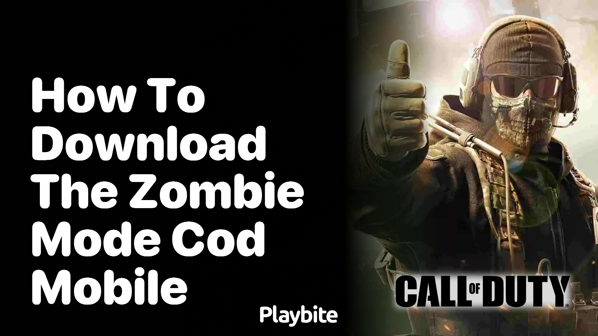 How to Download the Zombie Mode in COD Mobile - Playbite
