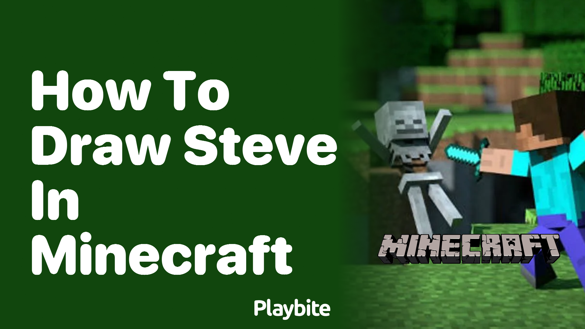 How To Draw Easy Minecraft Steve