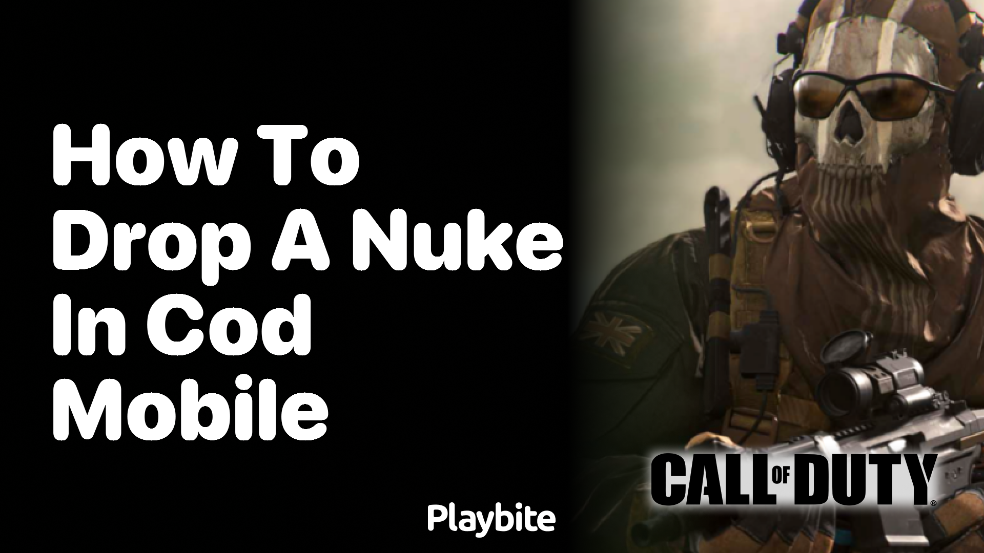 How To Drop A Nuke In Cod Mobile Playbite