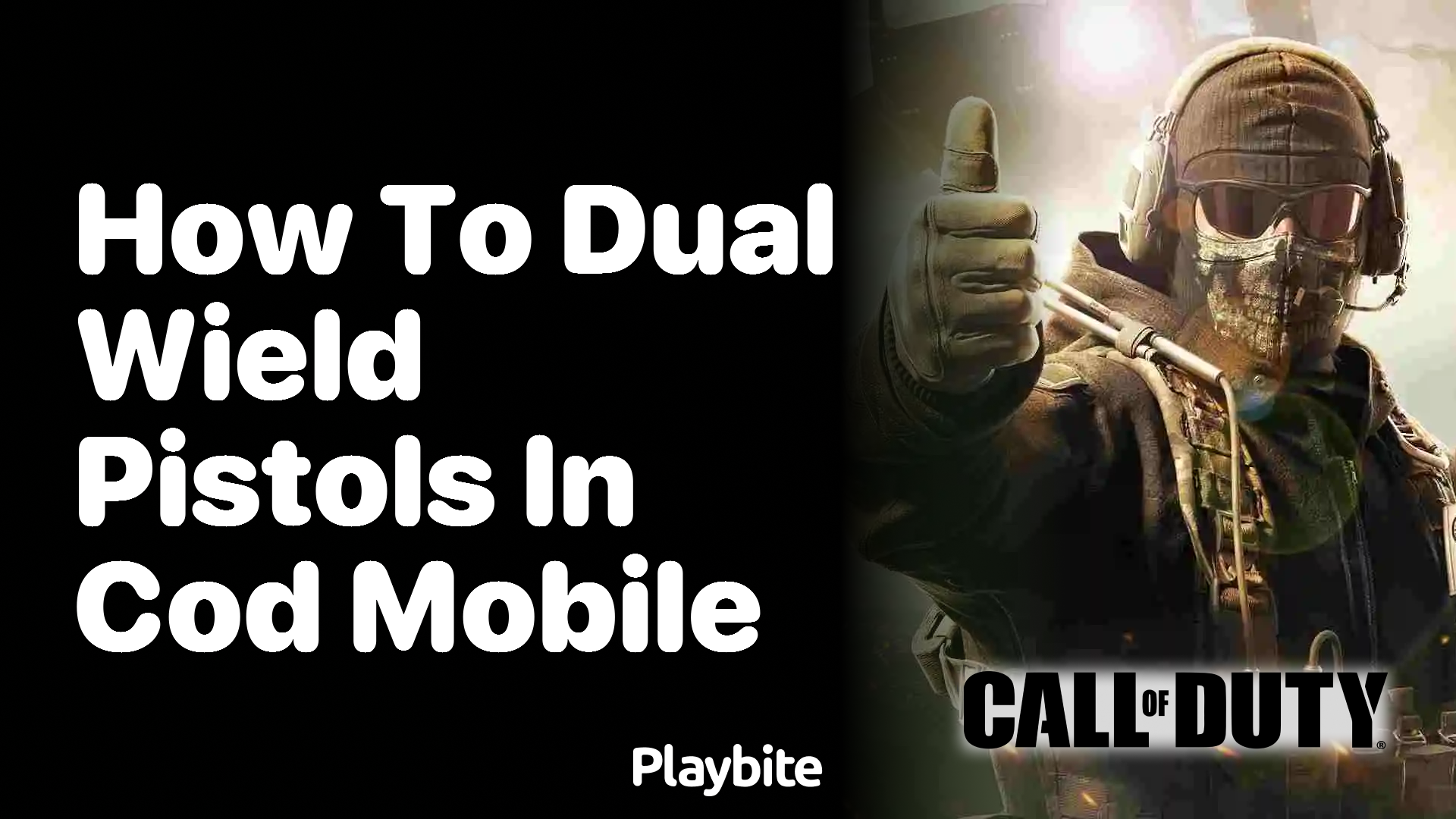 How to Dual Wield Pistols in COD Mobile - Playbite