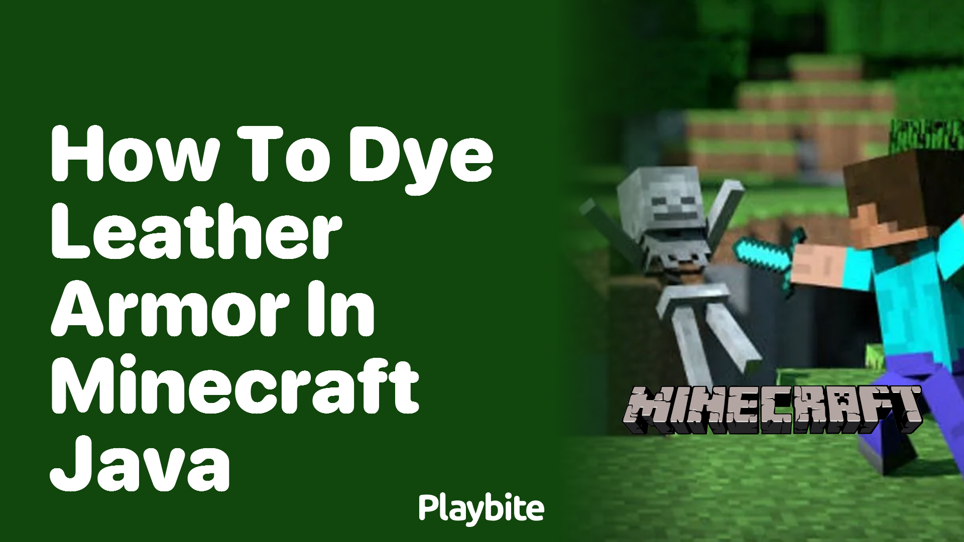 How to Dye Leather Armor in Minecraft Java - Playbite