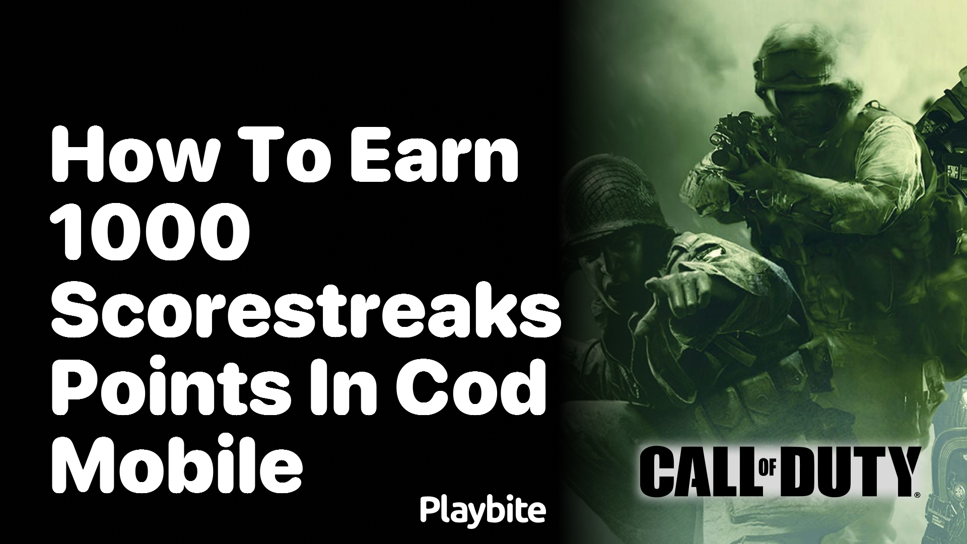 How to Earn 1000 Scorestreak Points in CoD Mobile - Playbite