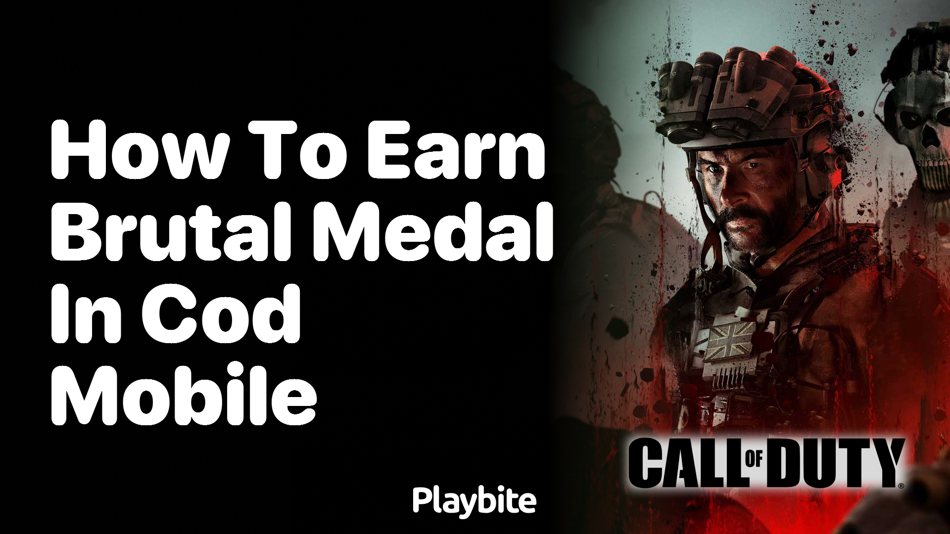 How to Earn a Brutal Medal in COD Mobile - Playbite