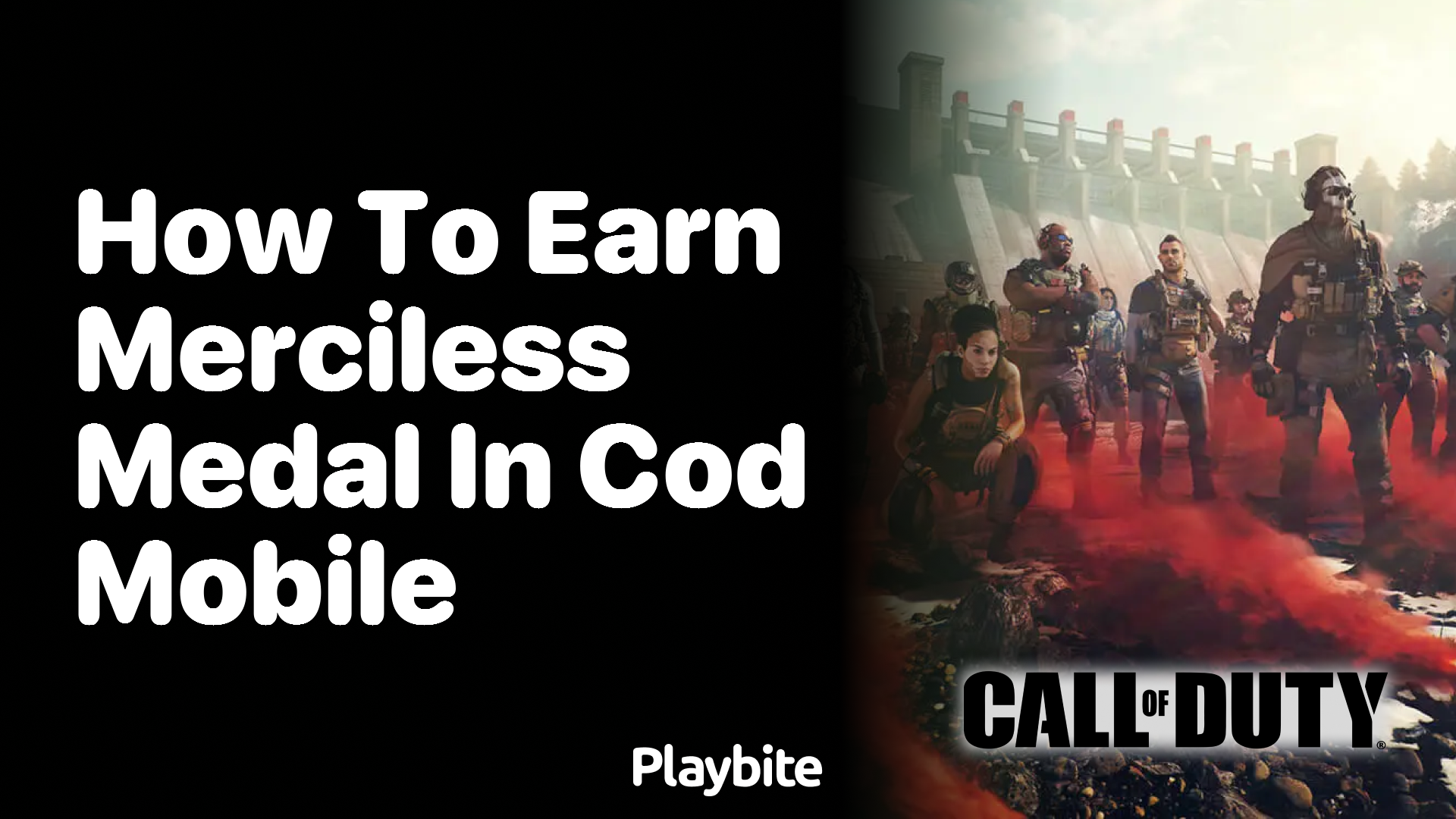 How to Earn the Merciless Medal in COD Mobile - Playbite