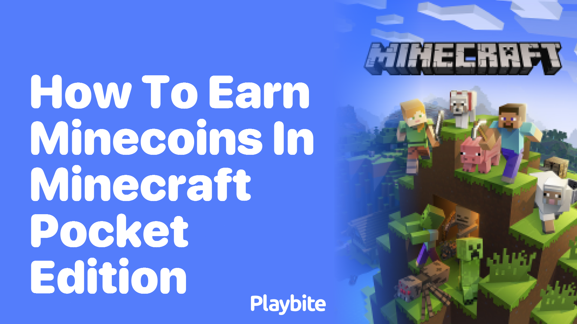 How to Earn Minecoins in Minecraft Pocket Edition - Playbite