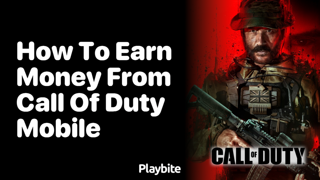 How to Earn Money from Call of Duty Mobile - Playbite
