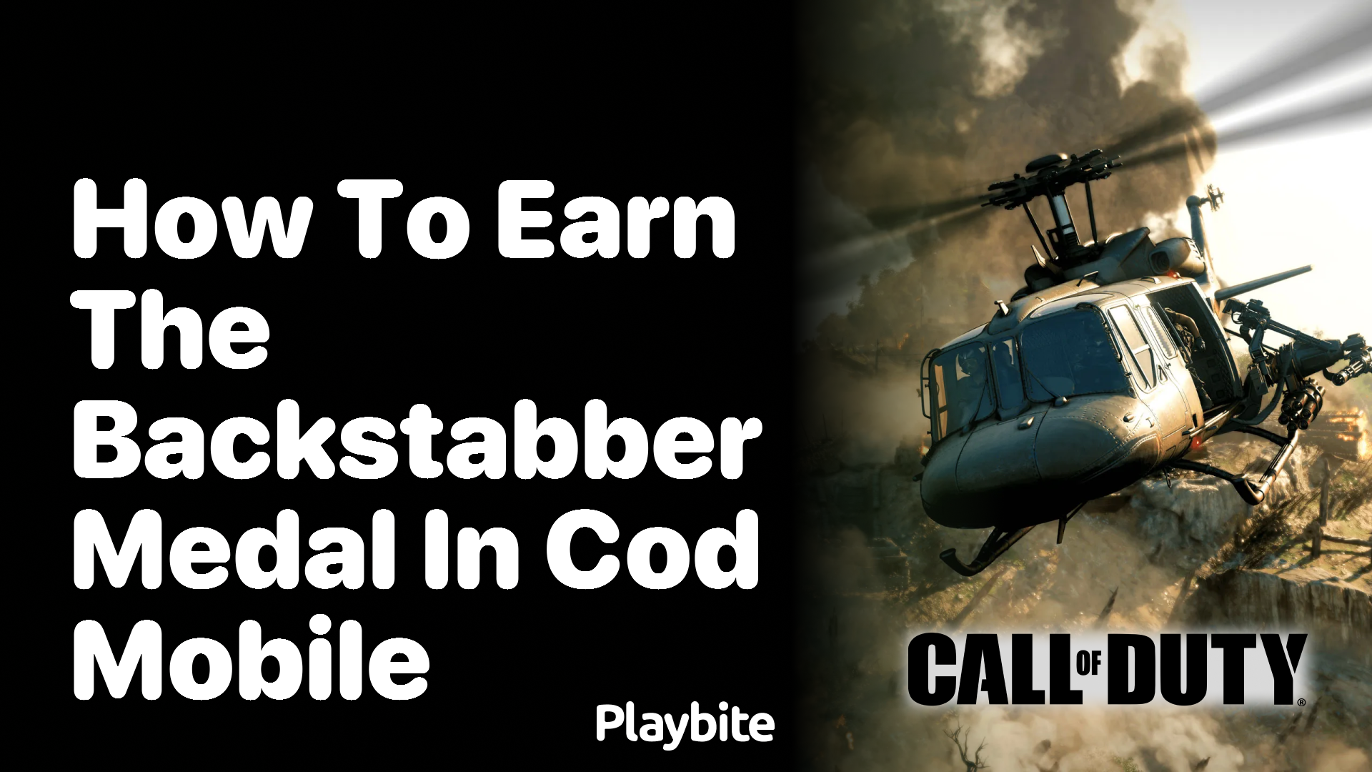 How to Earn the Backstabber Medal in COD Mobile - Playbite