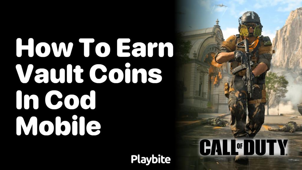 How to Earn Vault Coins in COD Mobile - Playbite