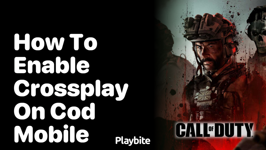 How to Enable Crossplay on COD Mobile - Playbite