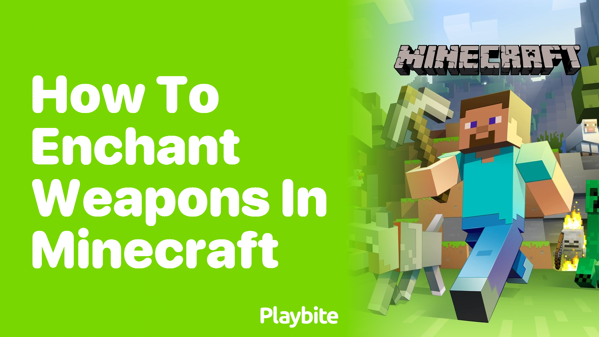How to Enchant Weapons in Minecraft: A Simple Guide - Playbite