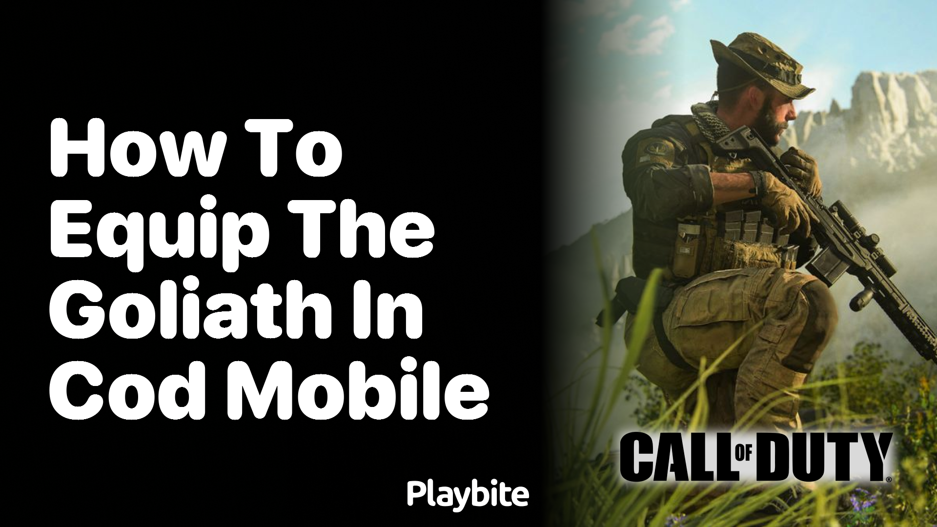How to Equip the Goliath in COD Mobile - Playbite