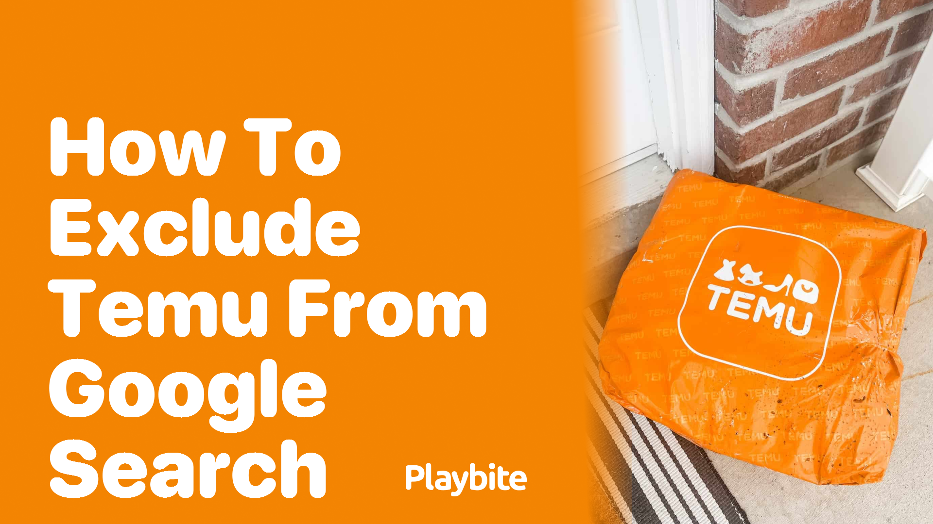 How to Exclude Temu from Google Search Results - Playbite