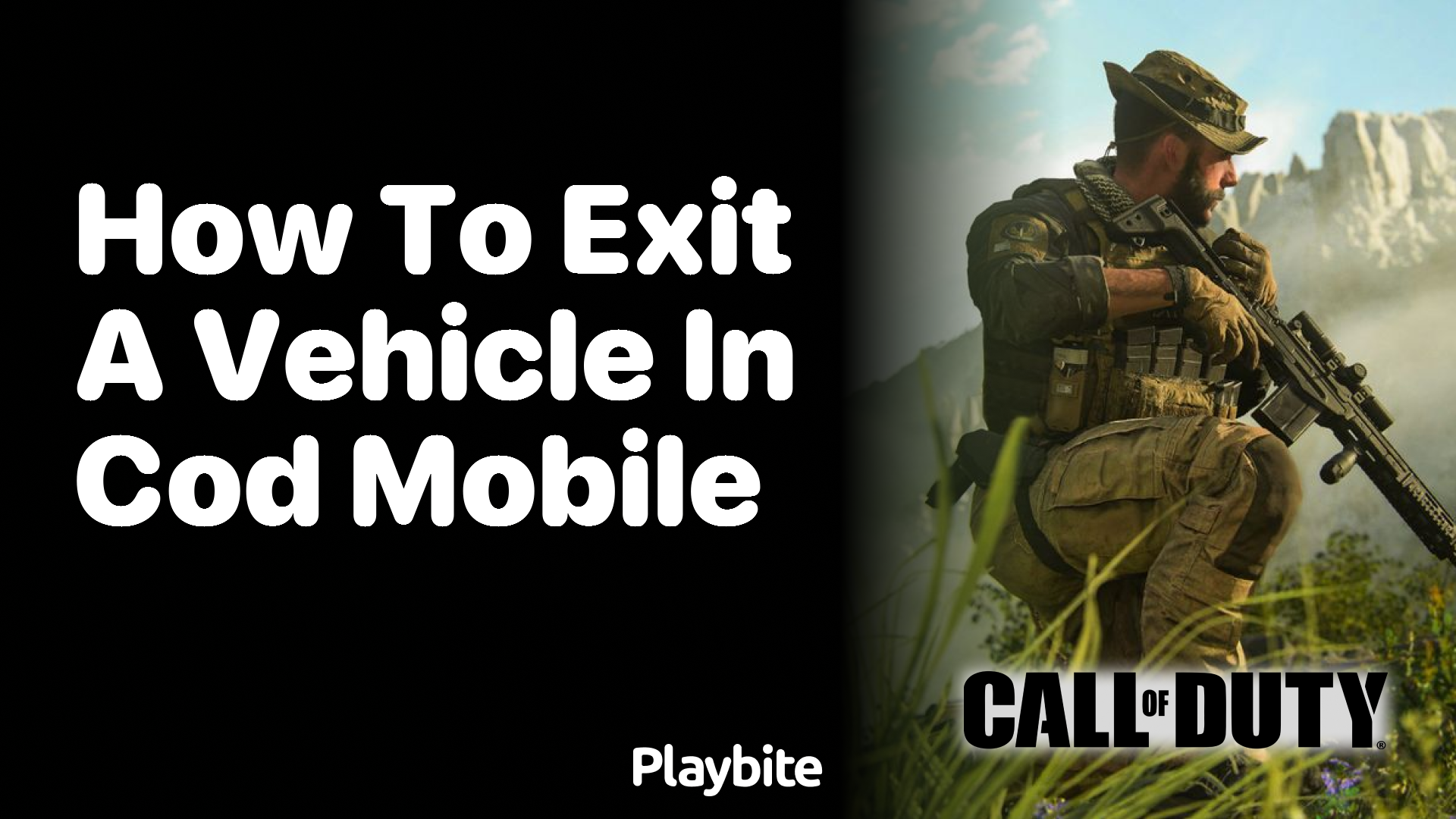 How to Exit a Vehicle in COD Mobile: A Quick Guide - Playbite