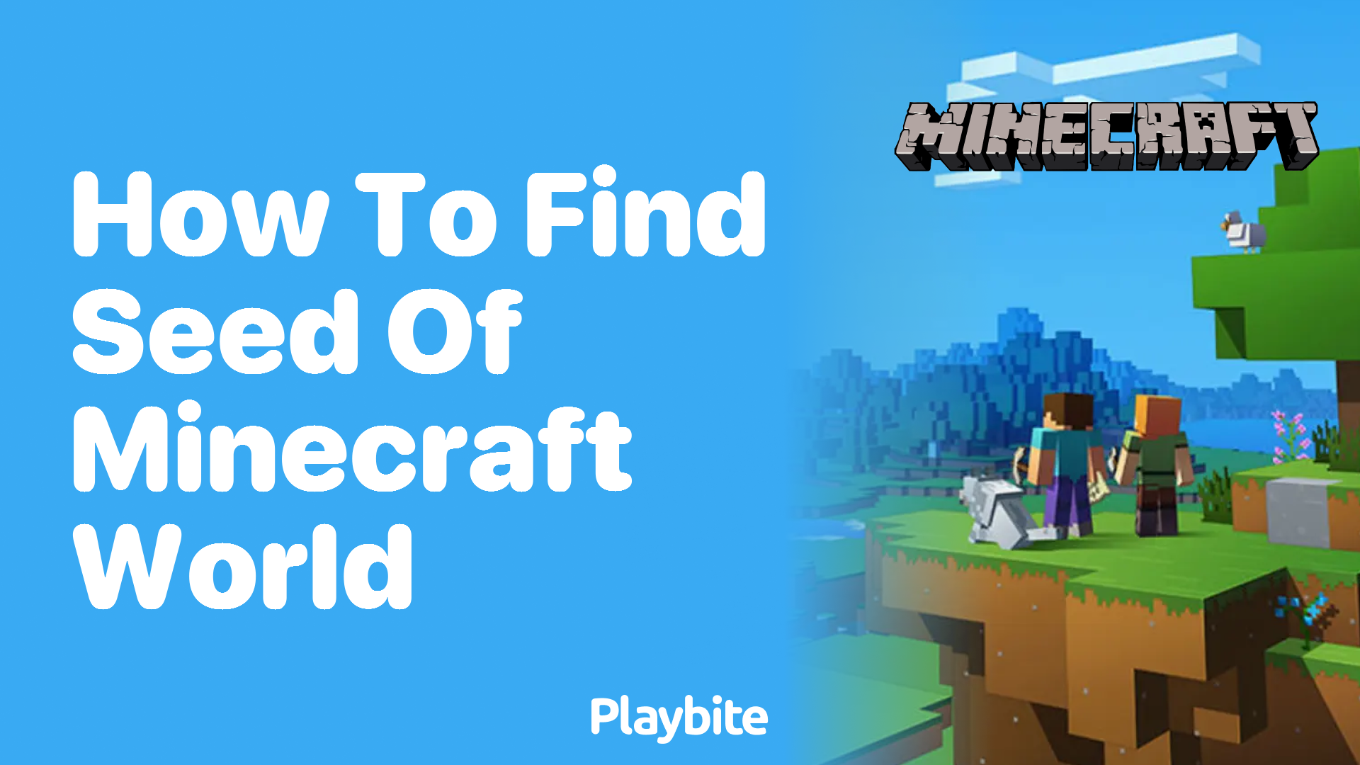 How to Find the Seed of a Minecraft World - Playbite