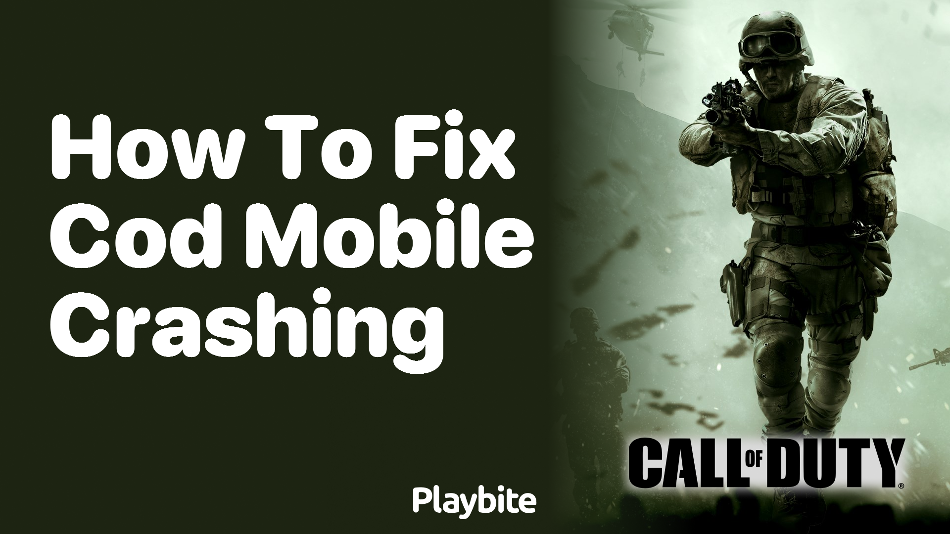 How to Fix COD Mobile Crashing - Playbite