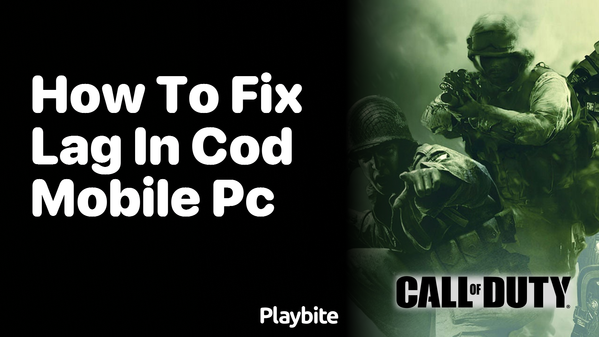 How to Fix Lag in COD Mobile on PC: Quick Tips - Playbite
