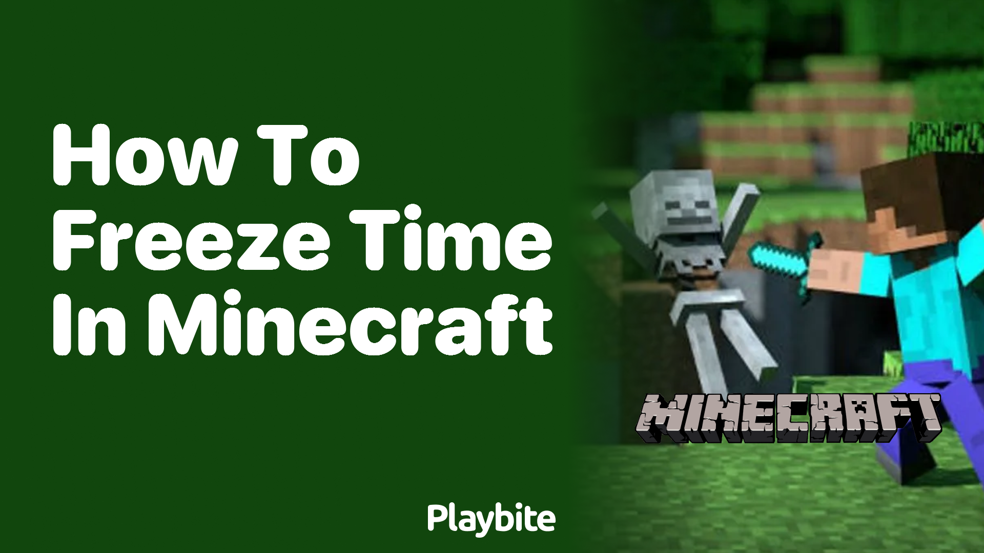 How to Freeze Time in Minecraft: A Quick Guide - Playbite