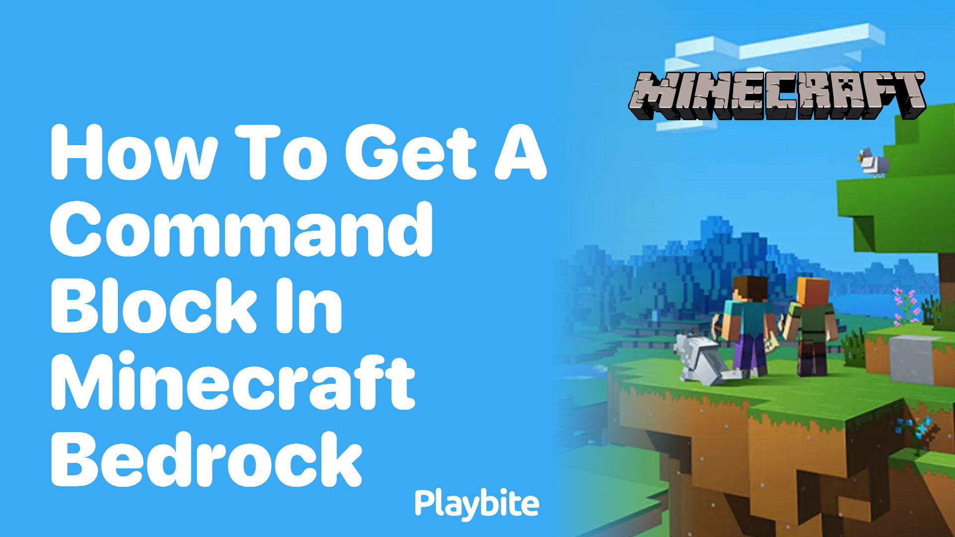 How to Get a Command Block in Minecraft Bedrock - Playbite