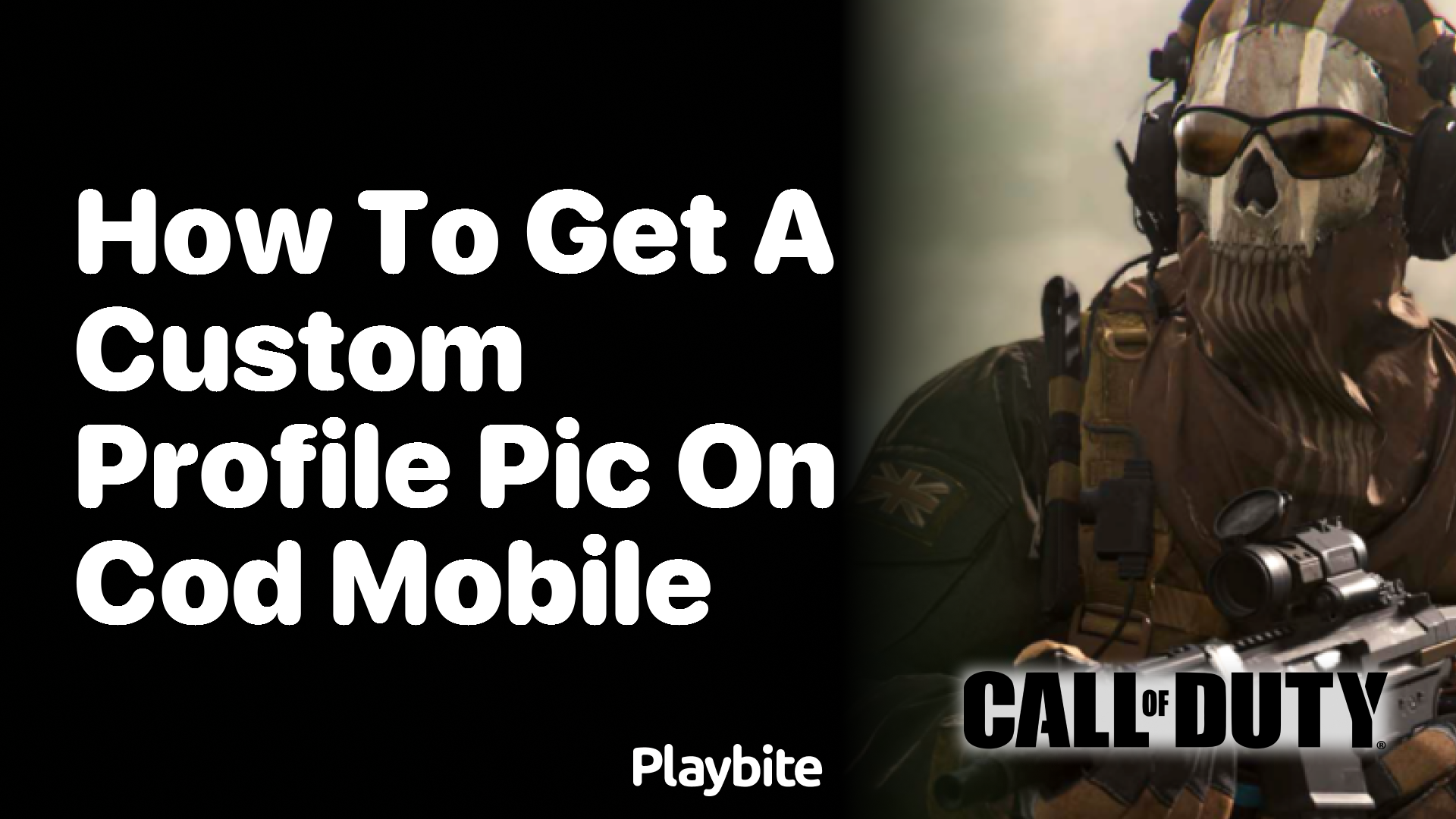 How to Get a Custom Profile Pic on COD Mobile - Playbite