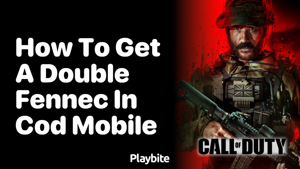 How to Get a Double Fennec in CoD Mobile - Playbite