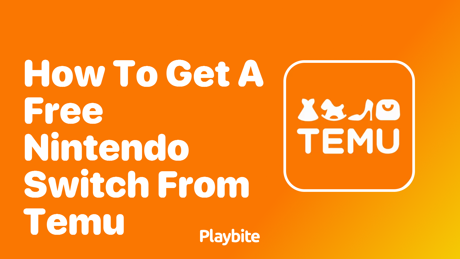 How to Get a Free Nintendo Switch from Temu? Unveil the Secrets! - Playbite
