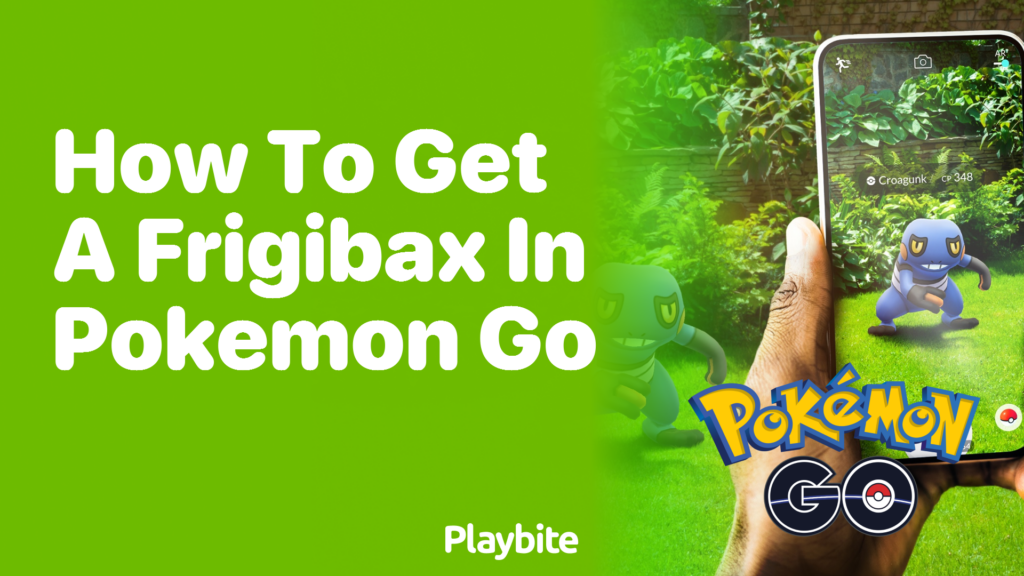 How to Get a Frigibax in Pokemon GO - Playbite