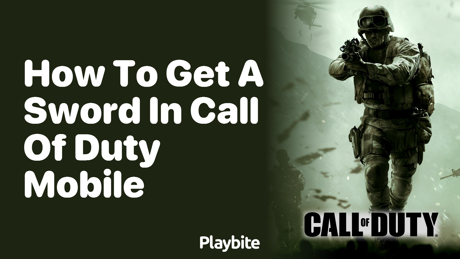 How to Get a Sword in Call of Duty Mobile - Playbite