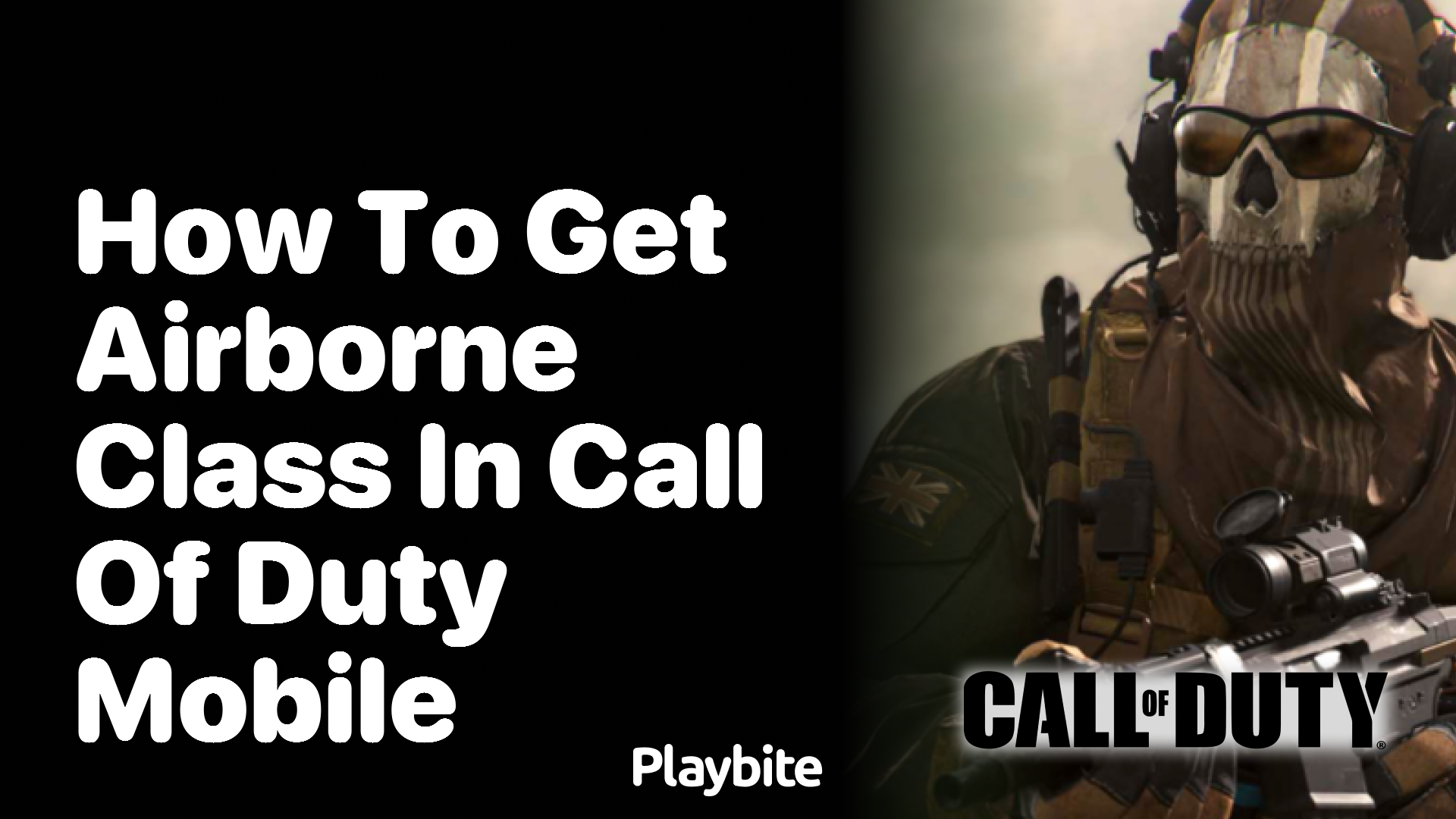 How to Get Airborne Class in Call of Duty Mobile? - Playbite