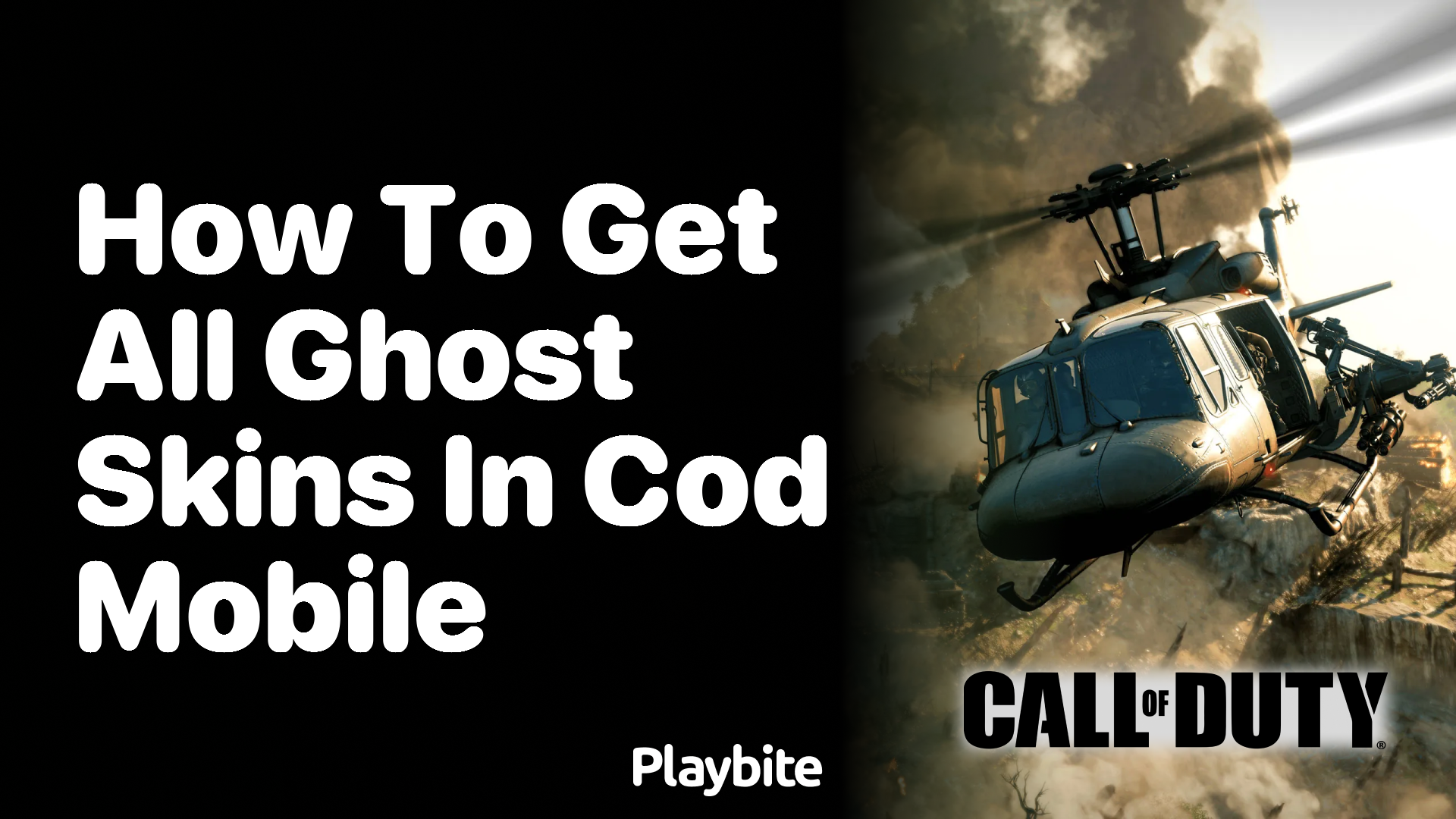 How to Get All Ghost Skins in COD Mobile - Playbite