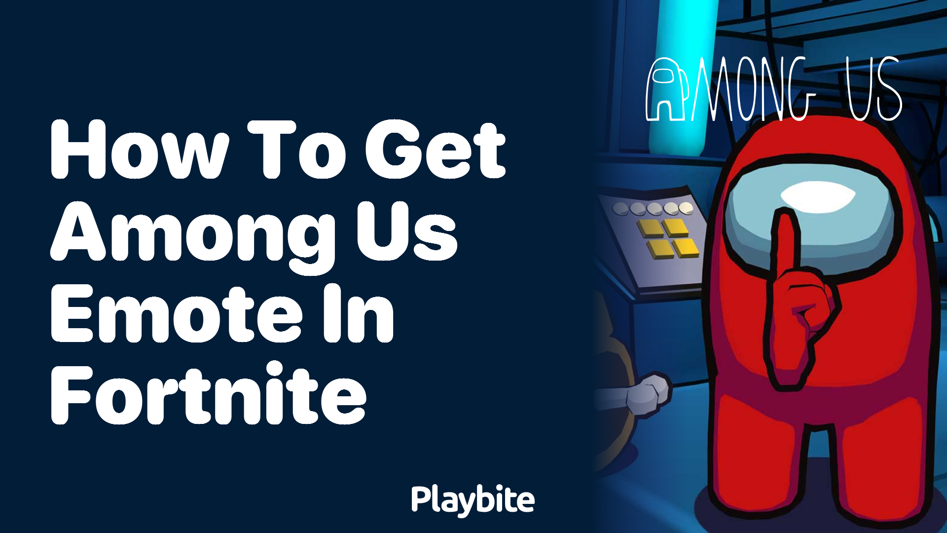 How to Get the Among Us Emote in Fortnite - Playbite